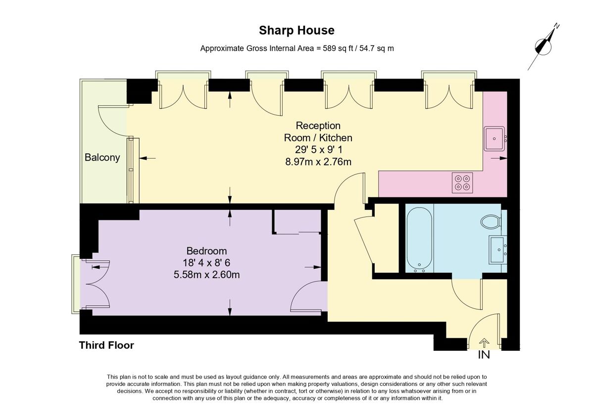 50 Sharp House, 91 Goldhawk Road, Shepherds Bush, London, W12 8DZ ...