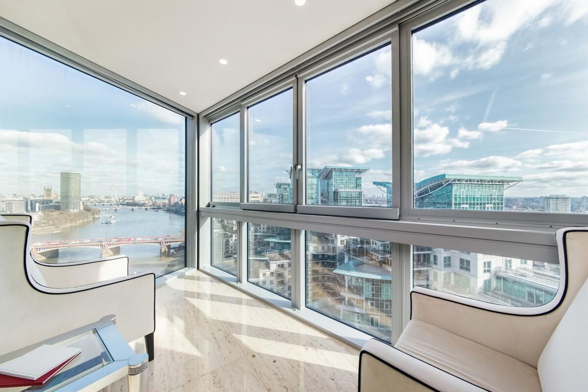 flat to rent in The Tower, St. George Wharf, Vauxhall, SW8 ...