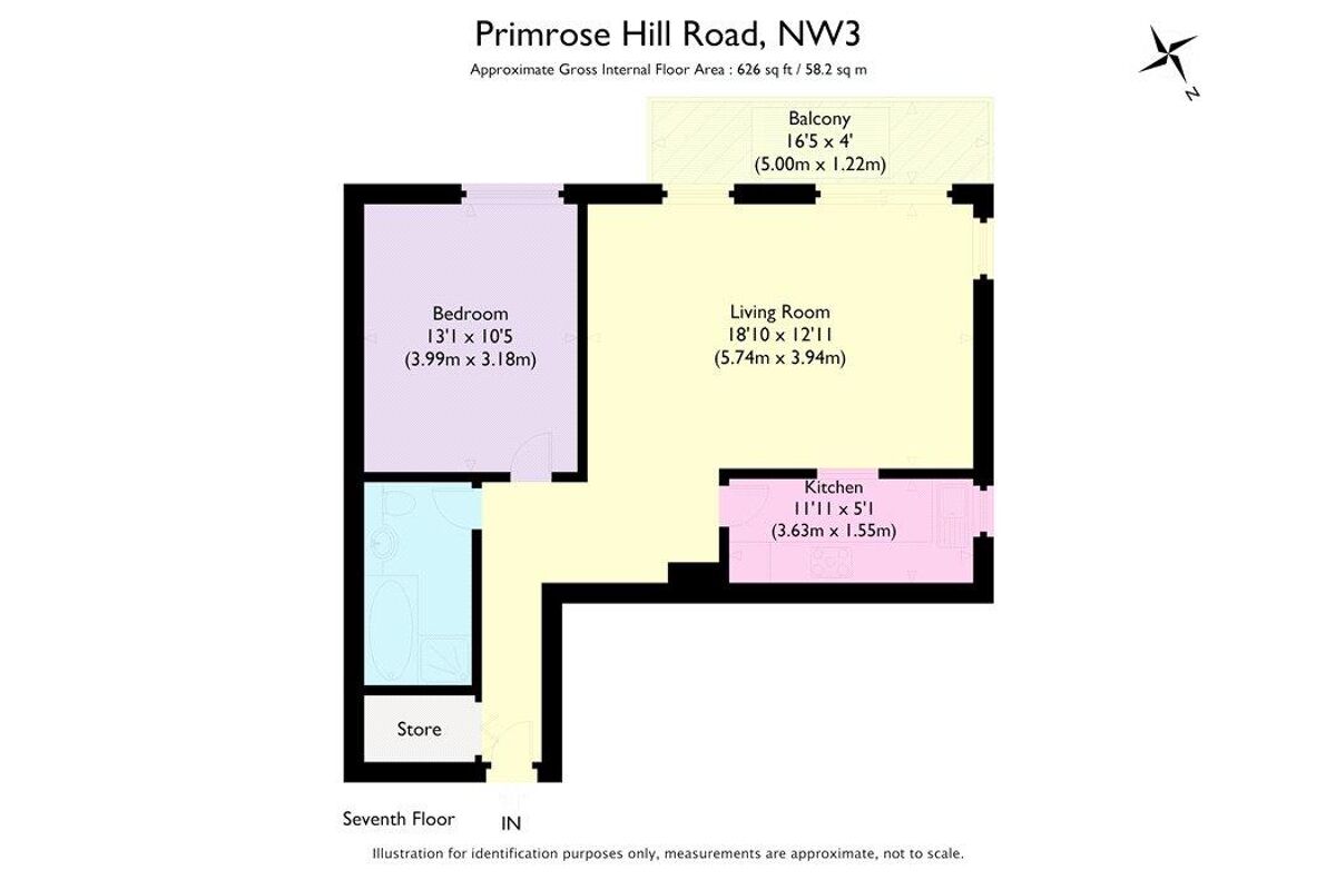 flat for sale in Kings College Court, Primrose Hill Road, London, NW3 ...