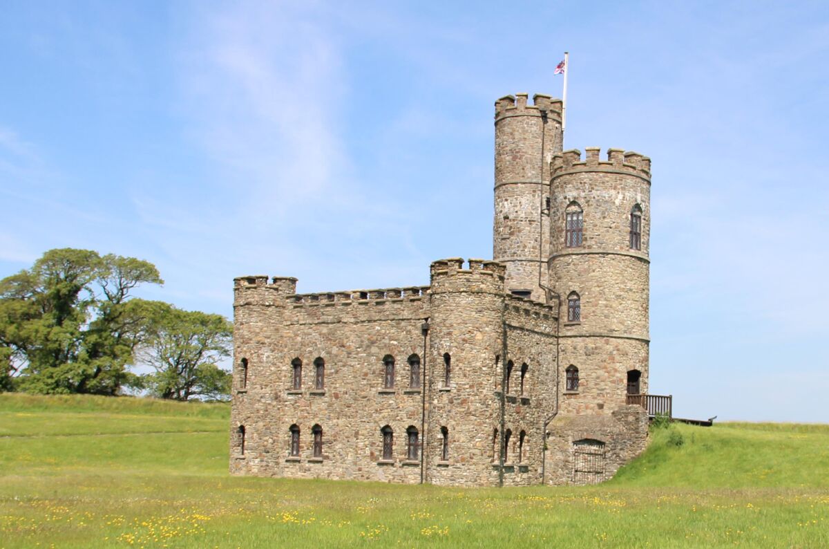 A spectacular Grade II listed castle situated on a hilltop in 8.41 ...