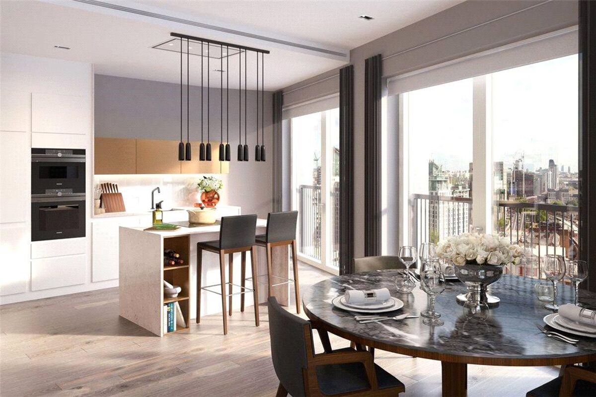 flat for sale in A.6.1 Keybridge Lofts, South Lambeth Road, London, SW8 ...